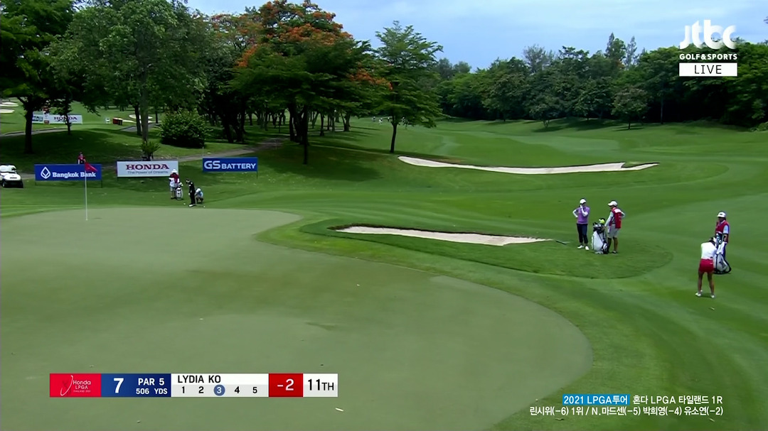 1R 7번홀 좋은 어프로치 샷에 이어 버디 성공시키는 리디아 고 | 다음스포츠