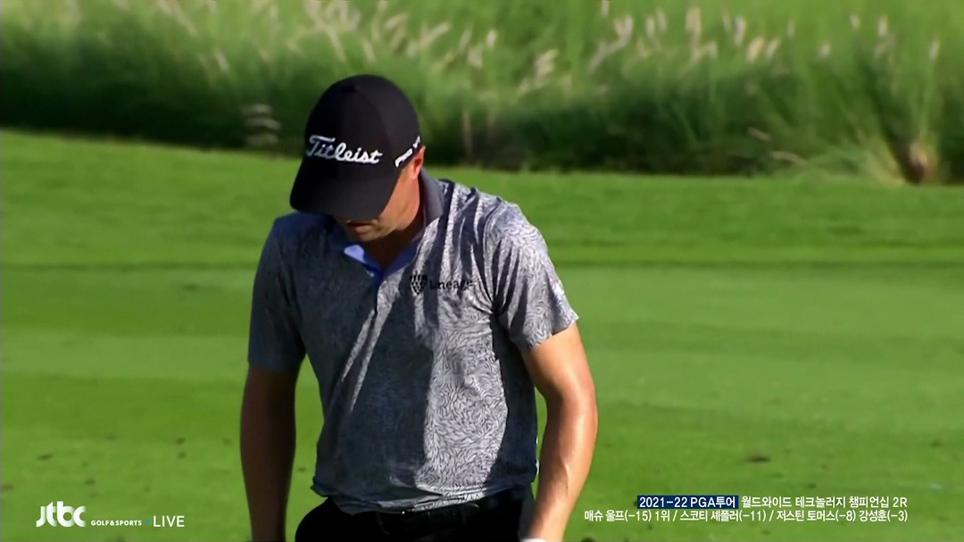 다음스포츠 | [2R 17번홀] '버디 예약' 정확하게 떨어뜨리는 토마스의 멋진 세컨 샷