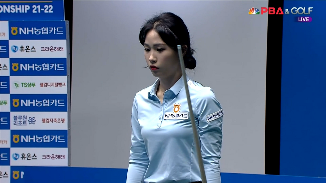 다음스포츠 | 초구 2득점하며 기분좋게 출발하는 전애린[NH농협카드 LPBA 챔피언십 16강]