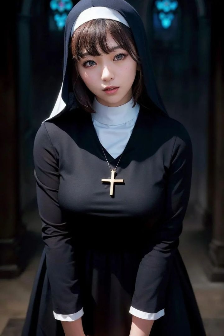 수녀님 그려줘 Ai야 