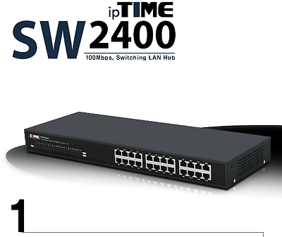 EFM network -ipTIME 아이피타임 SW2400 스위칭허브 - 공유기 NAS 허브 - 네트워크,하드웨어를 배워보자