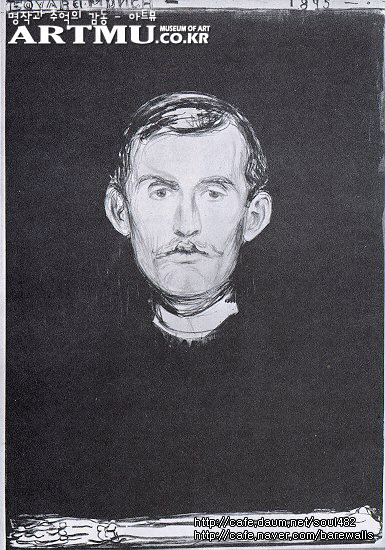 뭉크 (Munch, Edvard)│뼈가 있는 자화상 (Self-portrait with skeleton arm) - …───현 ...