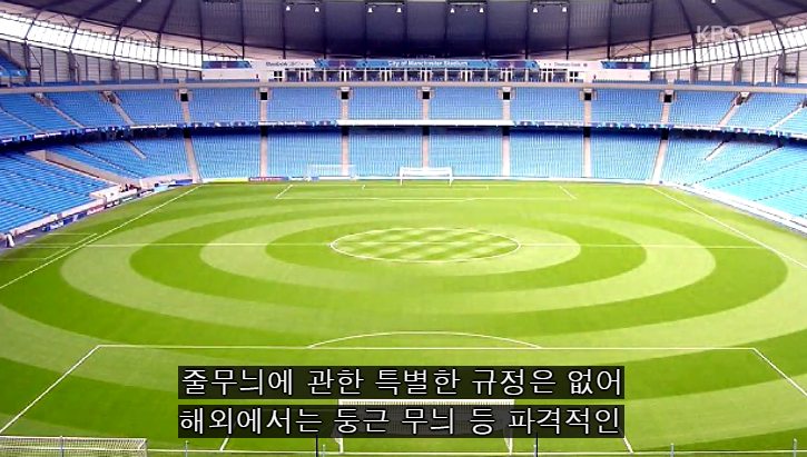 축구장 잔디색이 다른 이유 유머이슈 꾸르