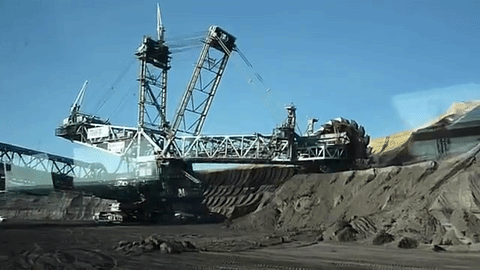 세상에서 가장 큰 굴삭기(굴착기) - Bagger 288.gif