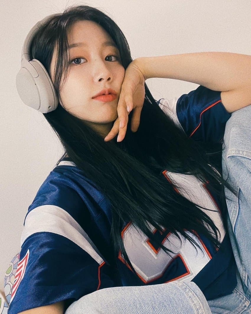 러블리즈 막내 정예인 셀카 방송연예 꾸르
