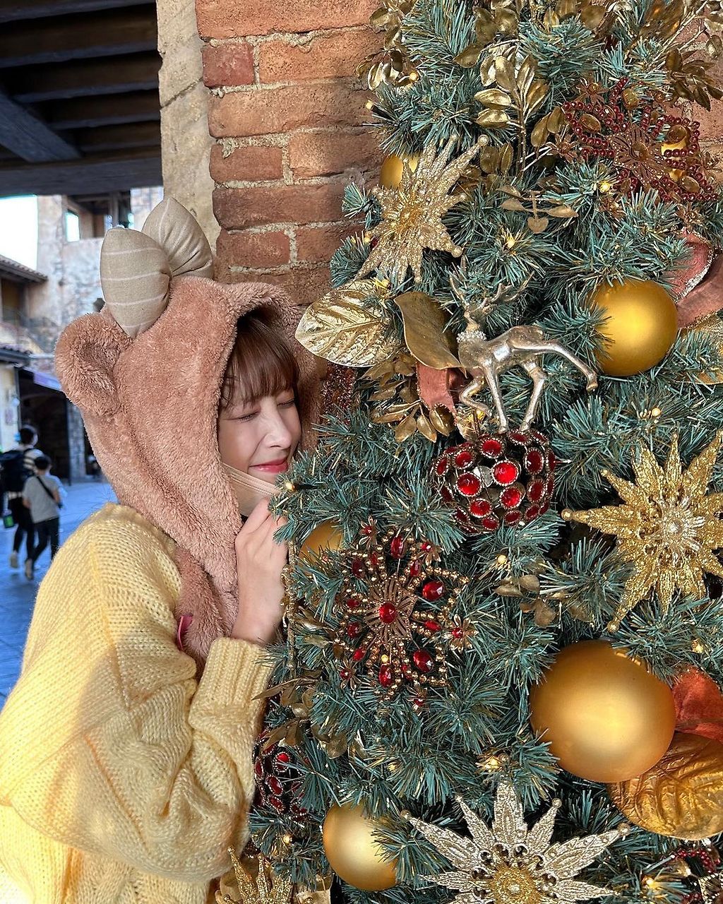 양털모자 뒤집어 쓴 러블리즈 유지애 방송연예 꾸르