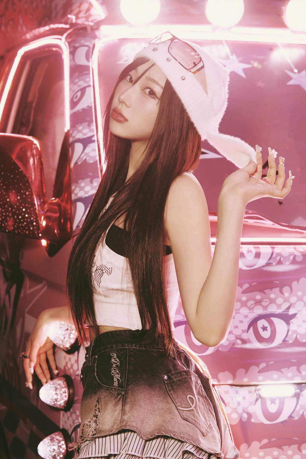 연예거중기 새로운 뜬 에스파 Hot Mess 티저 사진 Daum 카페