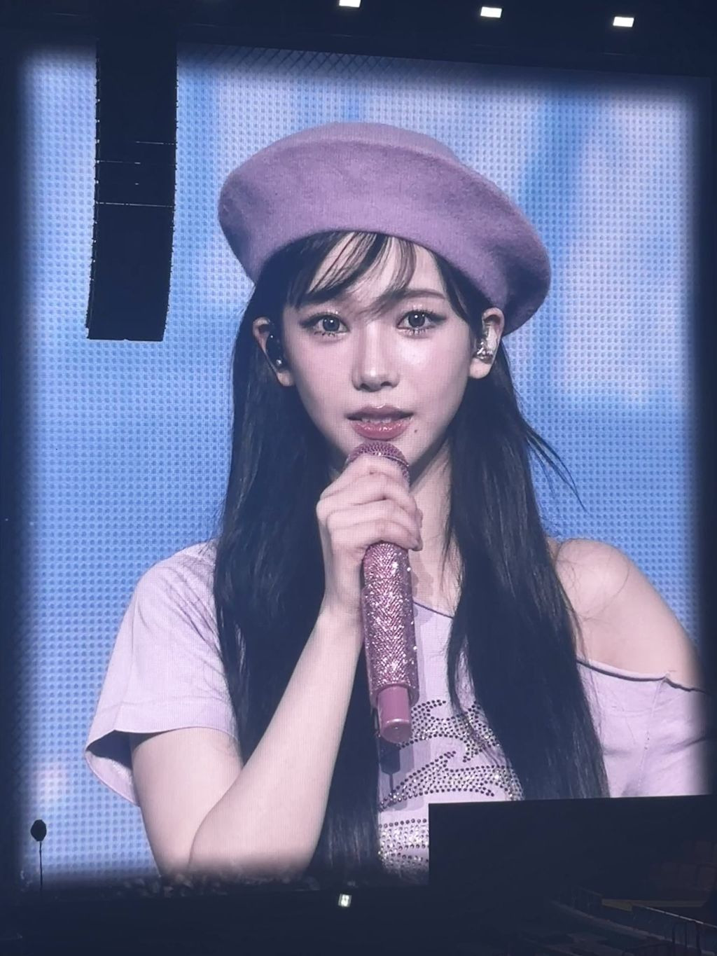 연예거중기 오늘자 에스파 막콘 베레모 카리나 전광판 Daum 카페