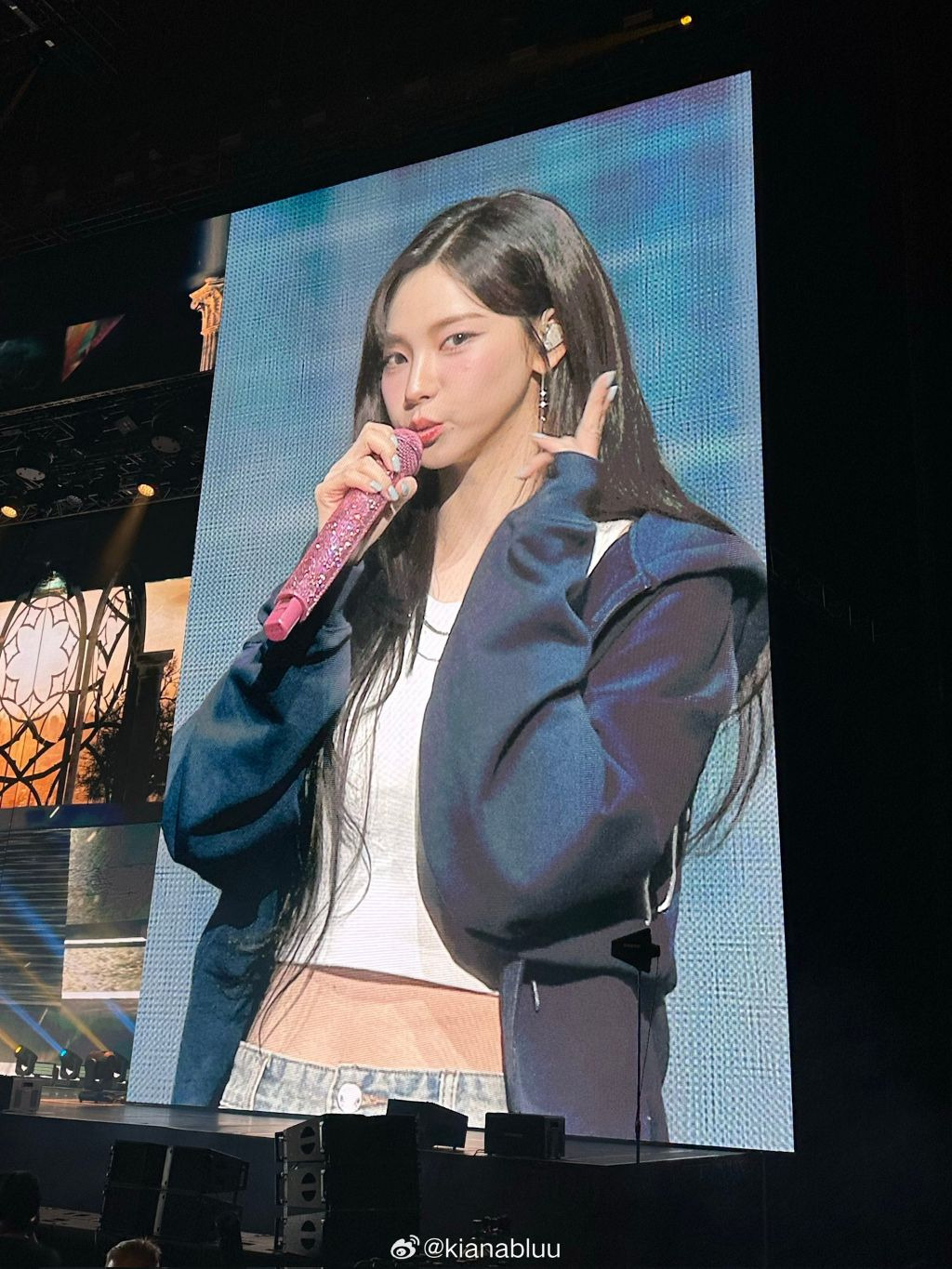 연예거중기 오늘자 에스파 시드니 막콘 카리나 전광판 Daum 카페