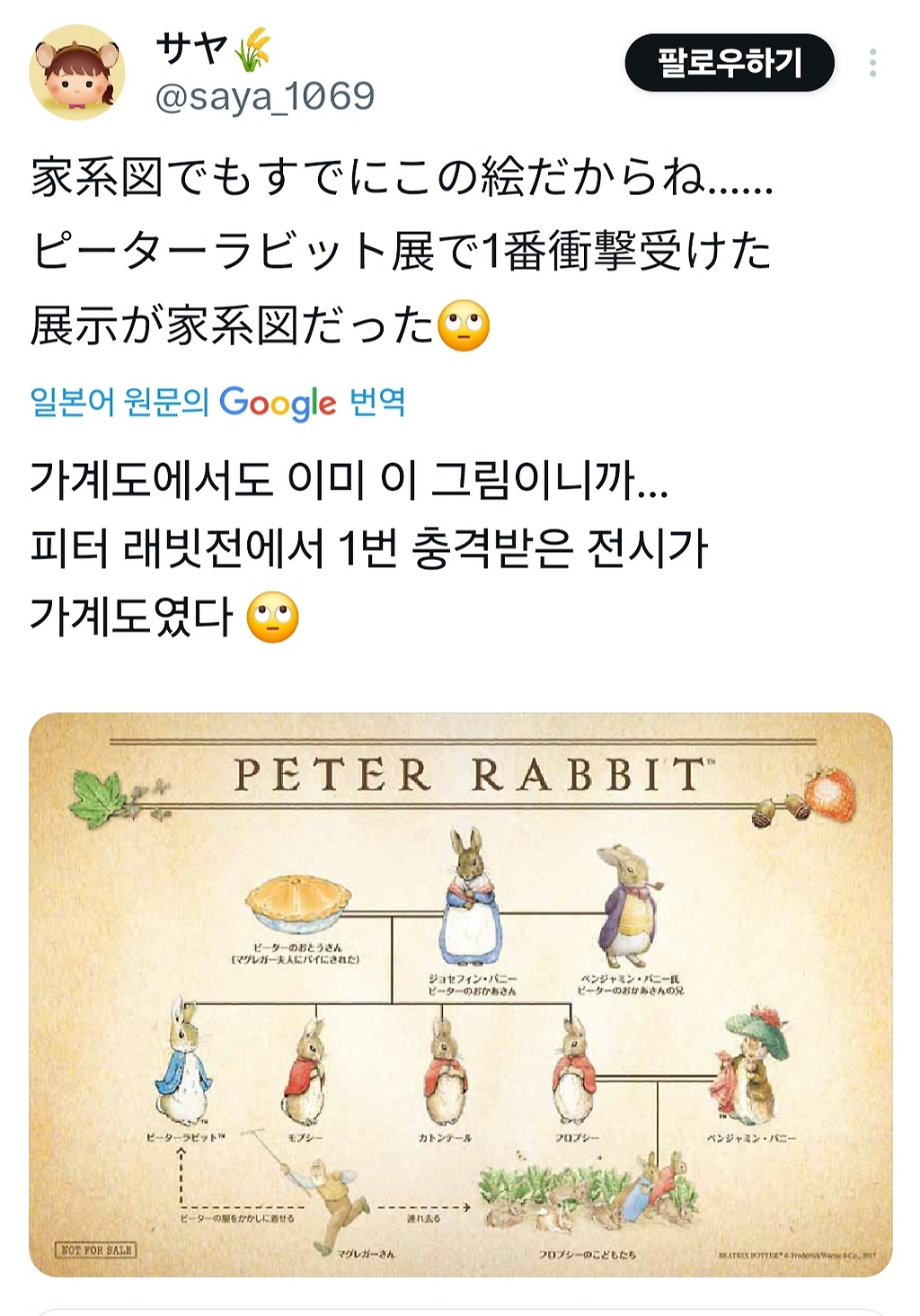 판and톡 지금 탐라를 충격에 빠트린 동심파괴 피터래빗 가챠 Daum 카페