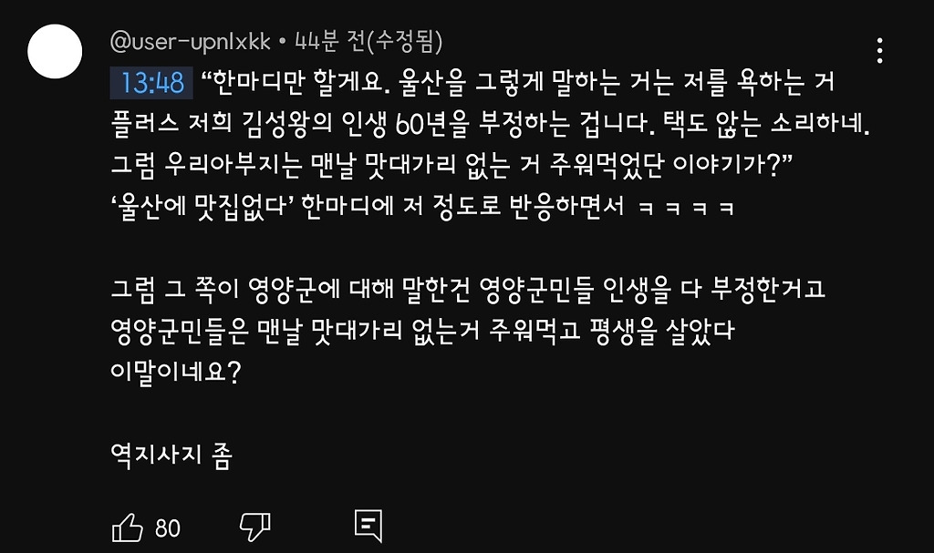 판and톡 피식대학 지역 비하발언 논란댓글반응피식대학이 간 음식점 주인 Jtbc인터뷰 Daum 카페