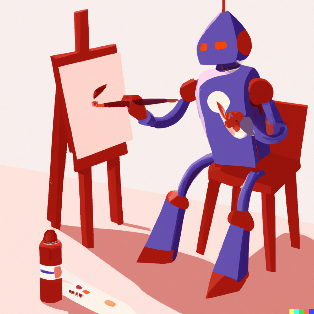 인공지능의 창작물들 그림 그리는 로봇을 소재로 Ai가 그려 준 몇 가지 그림들 Daum 카페