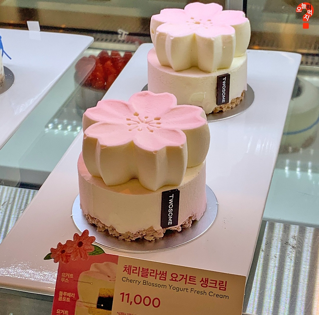먹고 살자고 하는 짓인데 벚꽃시즌 투썸 신상 케이크 Daum 카페