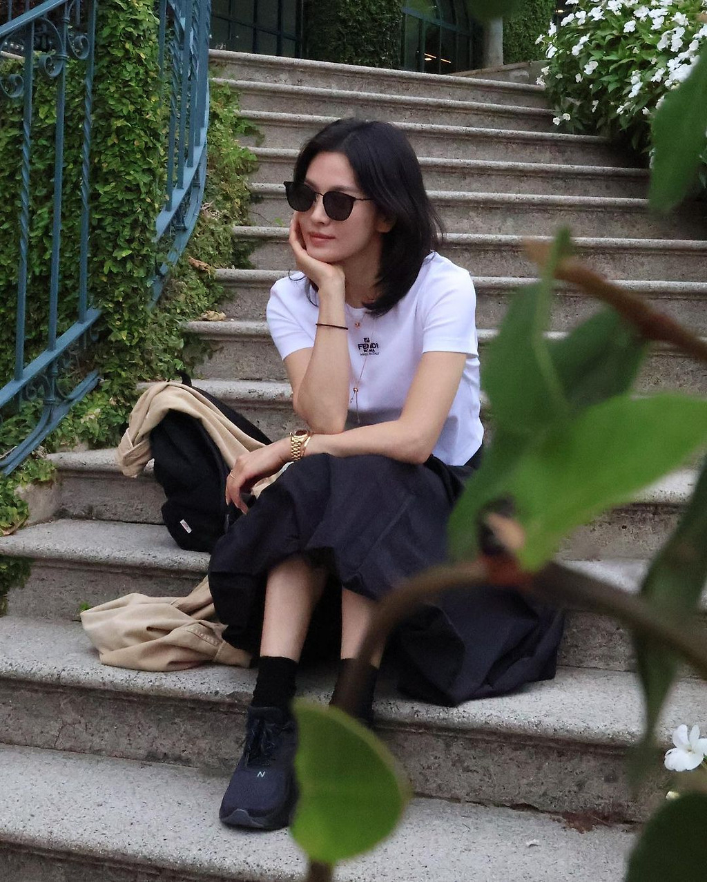 연예인 데일리룩 송혜교 밀라노 패션위크 사복패션 Daum 카페