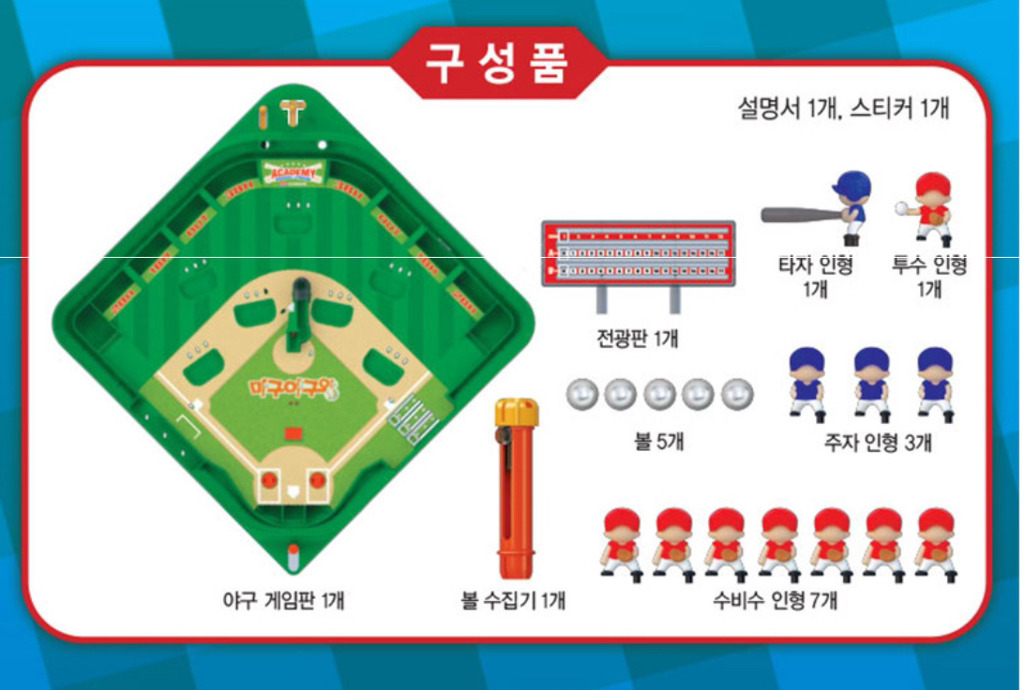 보드게임혼자만할수없잖아요 야구좋아하세요⚾️ 집에서 즐기는 초간단 야구 보드게임 마구야구왕kr” Daum 카페