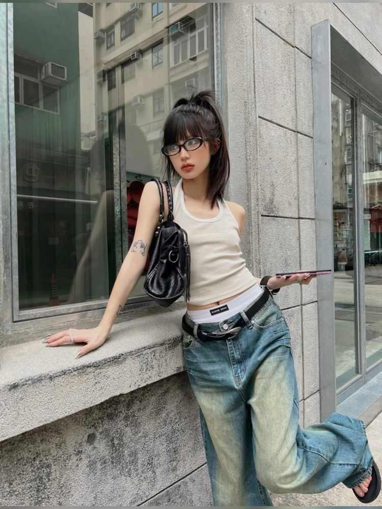 데일리룩 난닝구 아니구요 메리야스 아닙니다🙅‍♀️ 슬리브리스 탑 코디 모음 Daum 카페