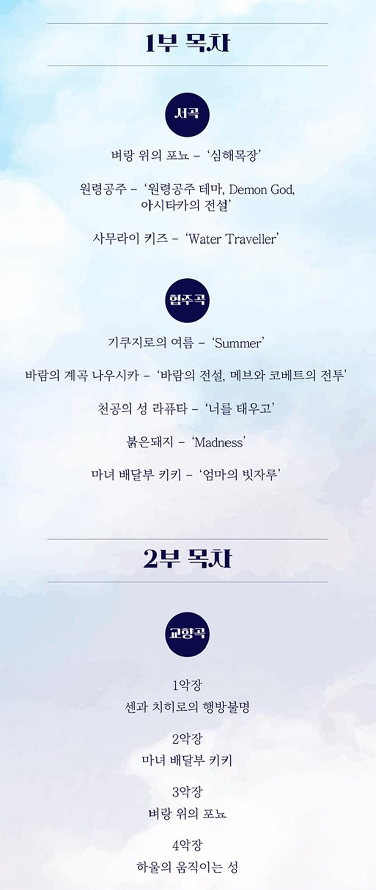 대구 공연 정보 및 관람 241027 지브리 영화음악 심포니 콘서트 With 오케스트라 대구 Daum 카페