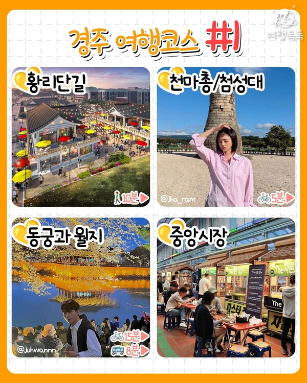 트래블러 방랑자 여행 경주 뚜벅이 여행코스 1박 2일 2박 3일도 지루할틈 없다 Daum 카페