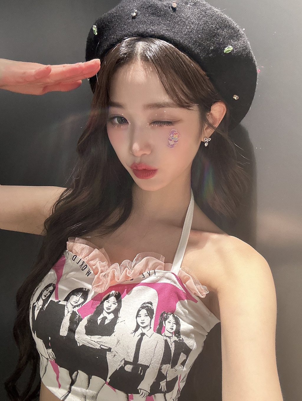 혹하게하는것들 아이브 장원영 곰돌이 스티커 Daum 카페