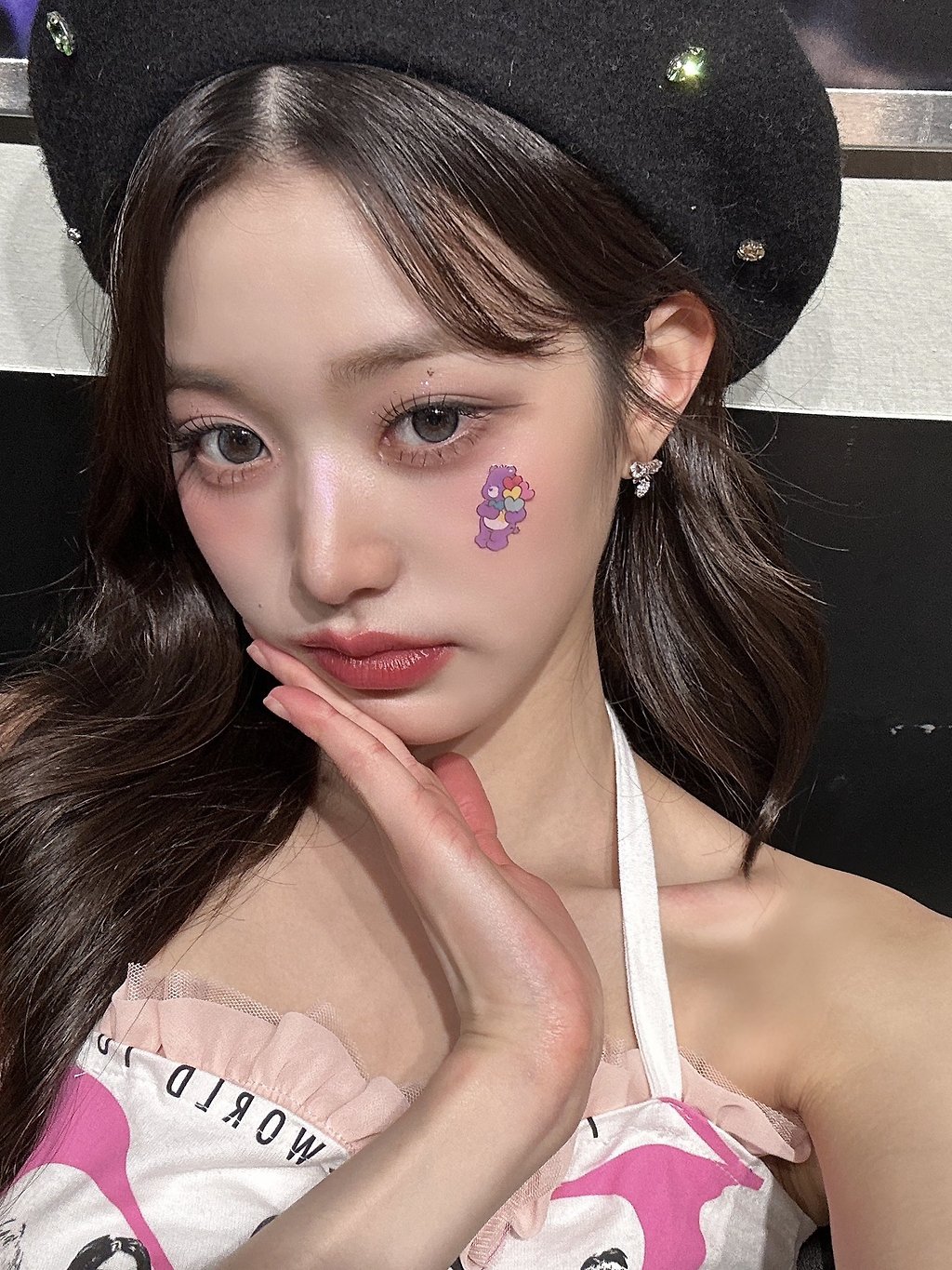 혹하게하는것들 아이브 장원영 곰돌이 스티커 Daum 카페
