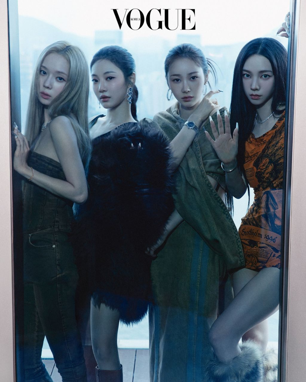 혹하게하는것들 오늘 뜬 보그 코리아 공식 홈페이지 에스파 화보 커버 Daum 카페