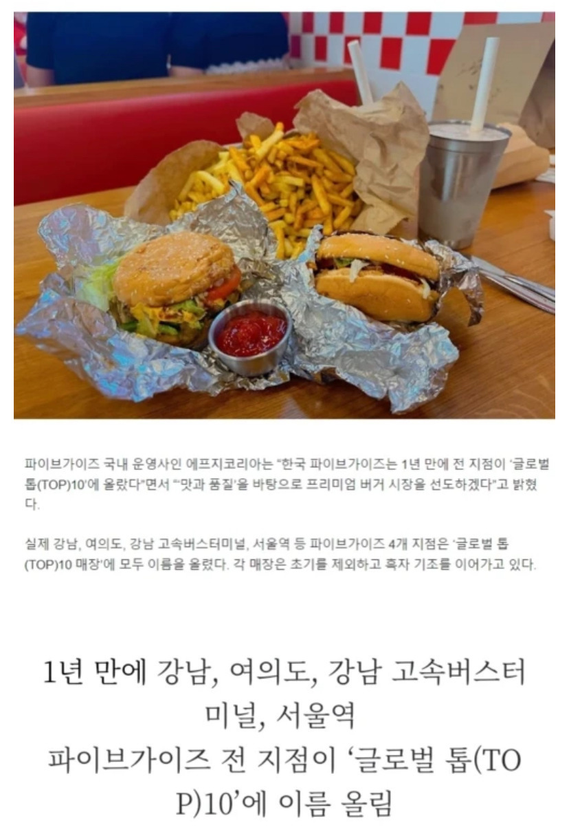 먹고 살자고 하는 짓인데 한국 진출 초대박난듯한 미국 패스트푸드 브랜드 Daum 카페