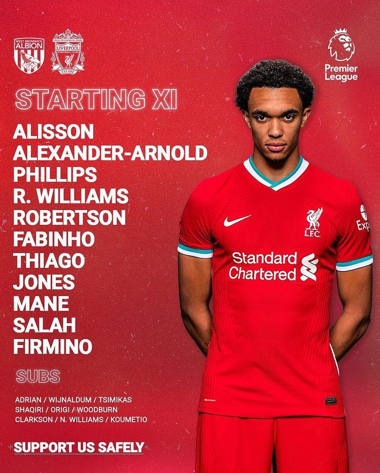 [20/21 EPL 36R] WBA vs 리버풀