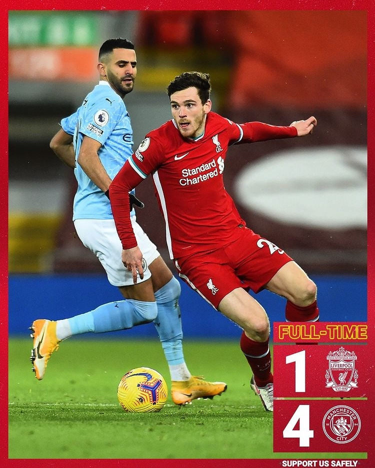 [20/21 EPL 23R] 리버풀 vs 맨체스터 시티