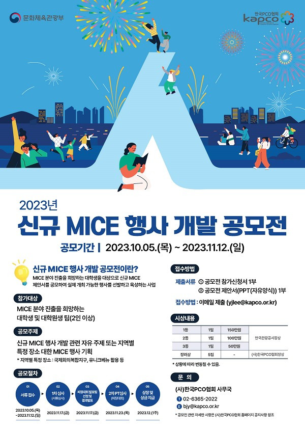 [아이디어 공모전] 신규 MICE 행사 개발 공모