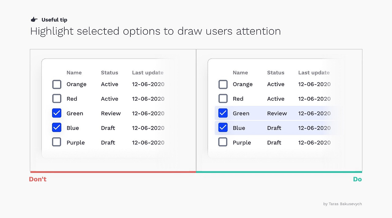 UI 디자인 가이드 : Select Controls