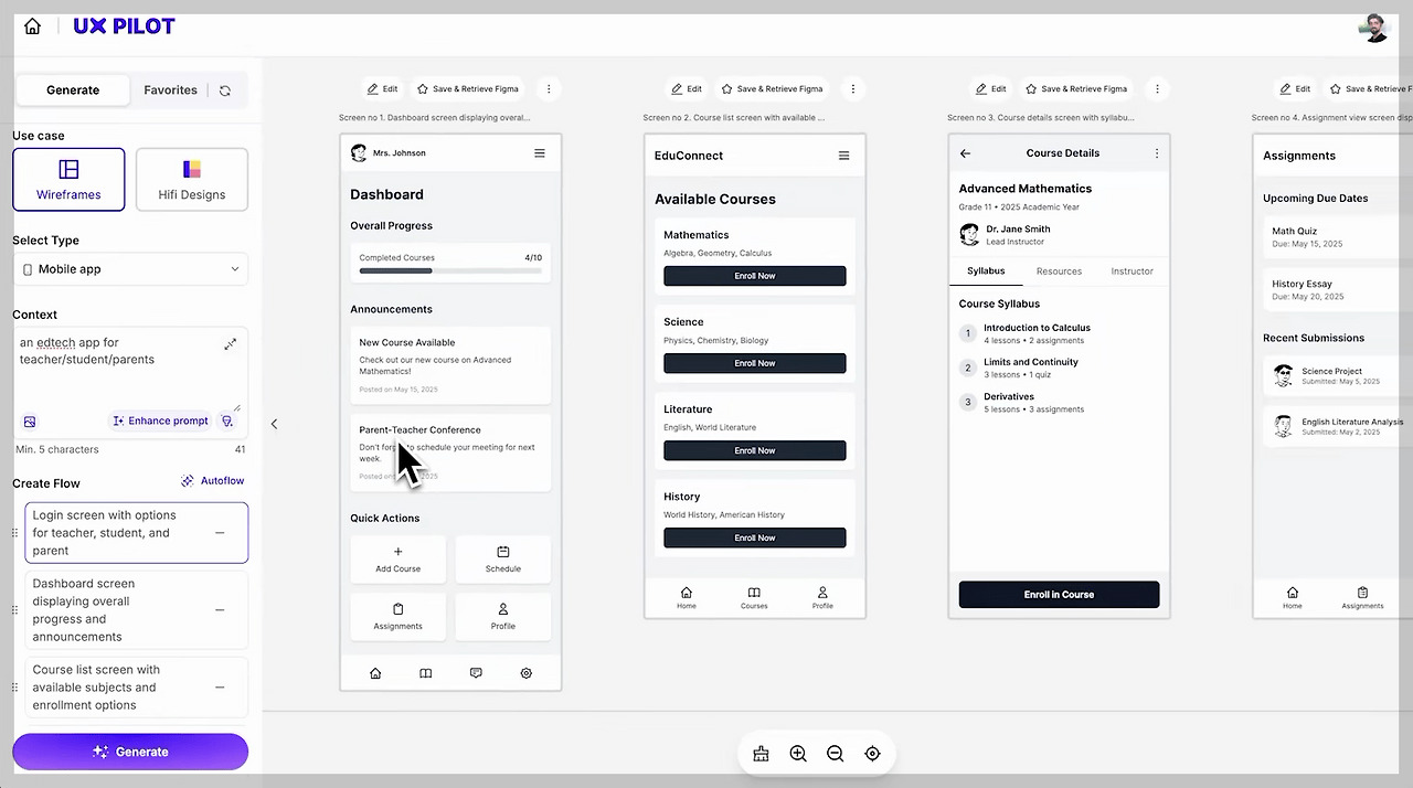 UX Pilot, UX프로세스 전체를 AI와 함께하기