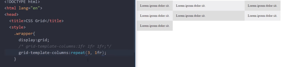 CSS 그리드 레이아웃, FR유닛과 뷰포트 유닛