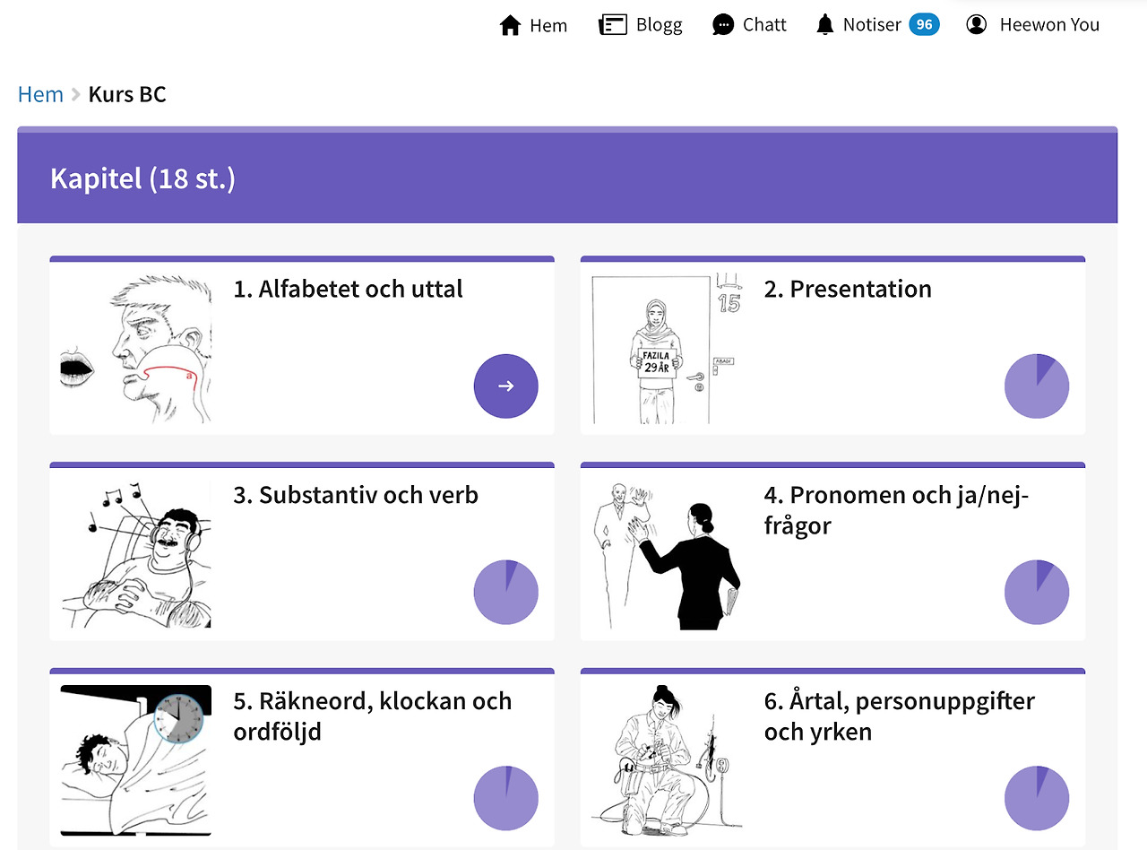 공짜로 스웨덴어 배우기