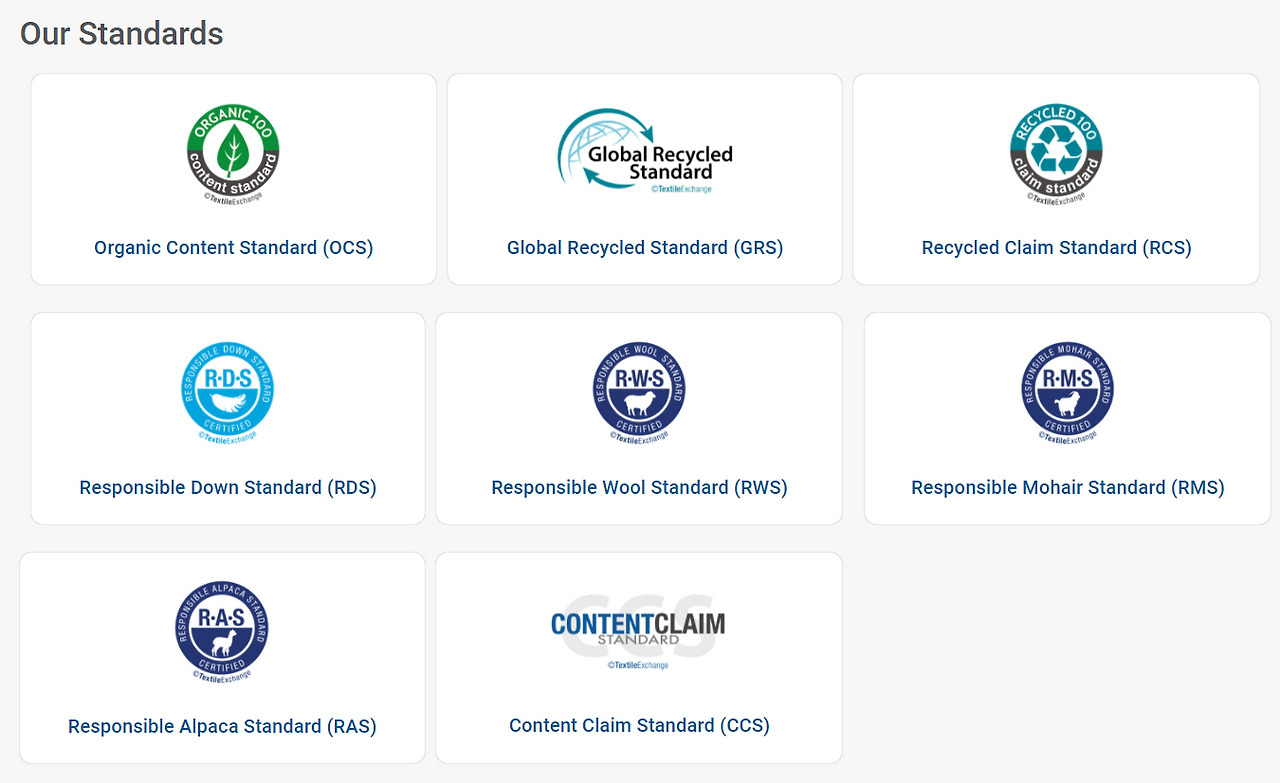 지속가능한 소재를 위한 Textile Exchange