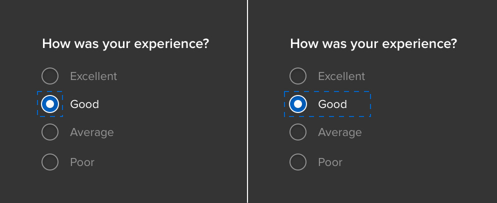 UI cheat sheet: selectors