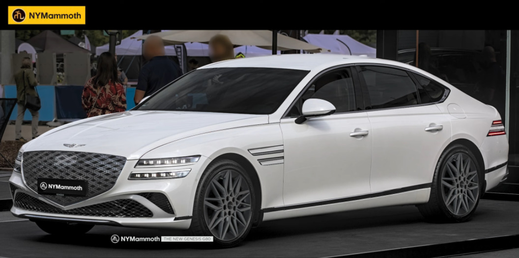 제네시스 G80 페이스리프트 예상도 공개