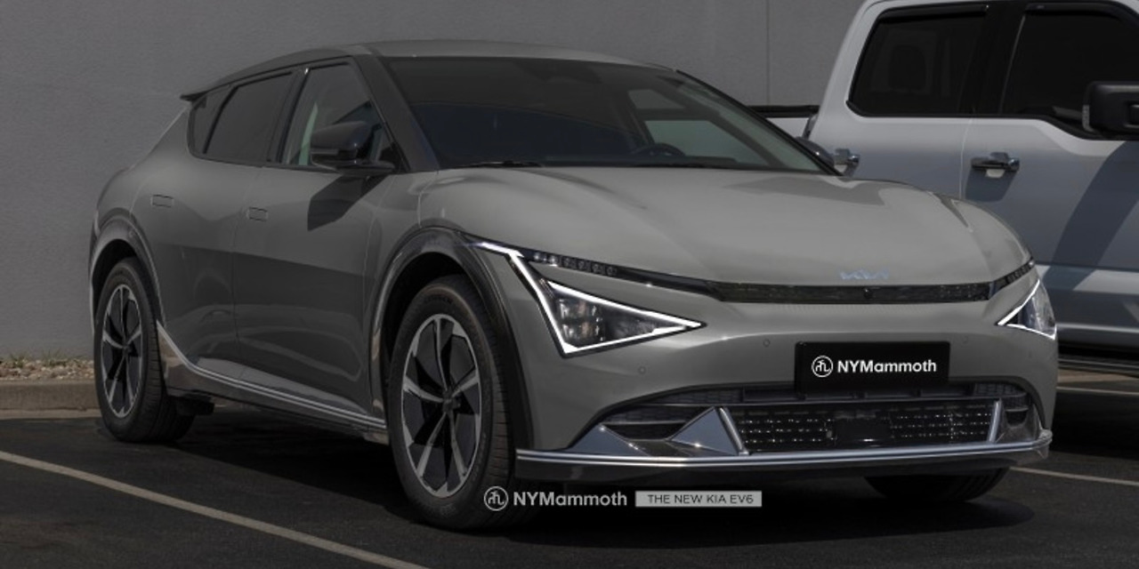 기아 EV6 페이스리프트 예상도 공개