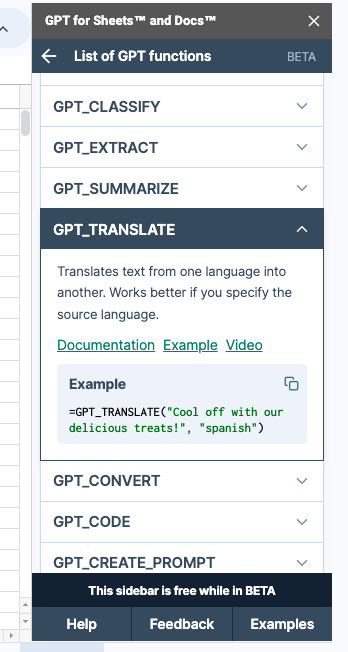 구글 엑셀 시트에 GPT 연결해서 사용하는 방법