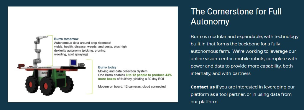 Augean Robotics: 수확과 운반 전용 로봇