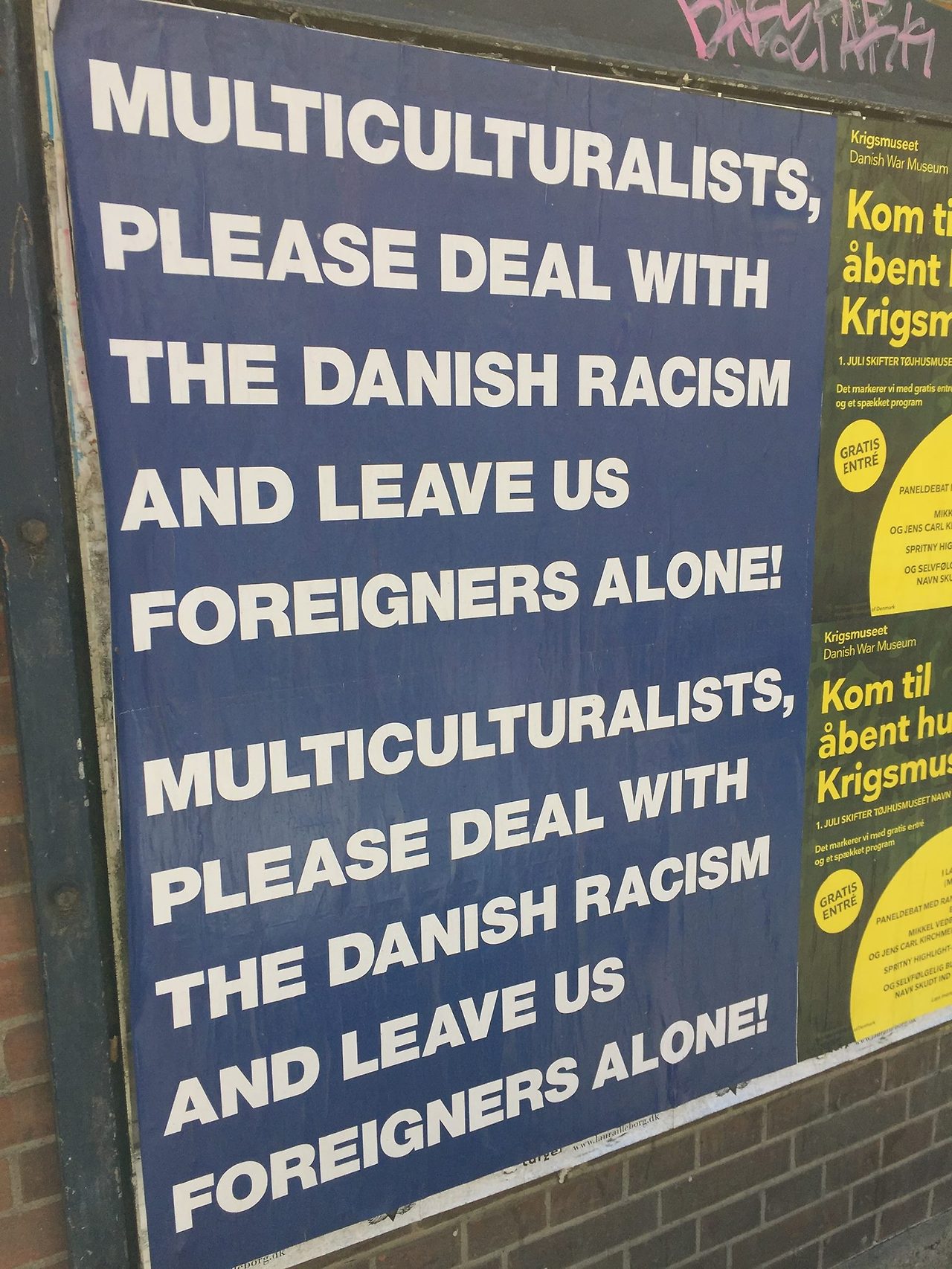 덴마크 이민 혐오의 말, 그 반대편의 말