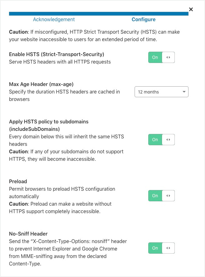 HTTPS를 강제하는 HSTS 사용하기