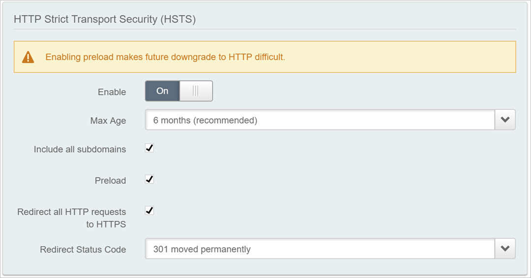 HTTPS를 강제하는 HSTS 사용하기