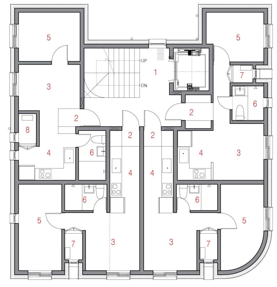 이것만 하면 반을 한 것이다:주차장과 코어계획