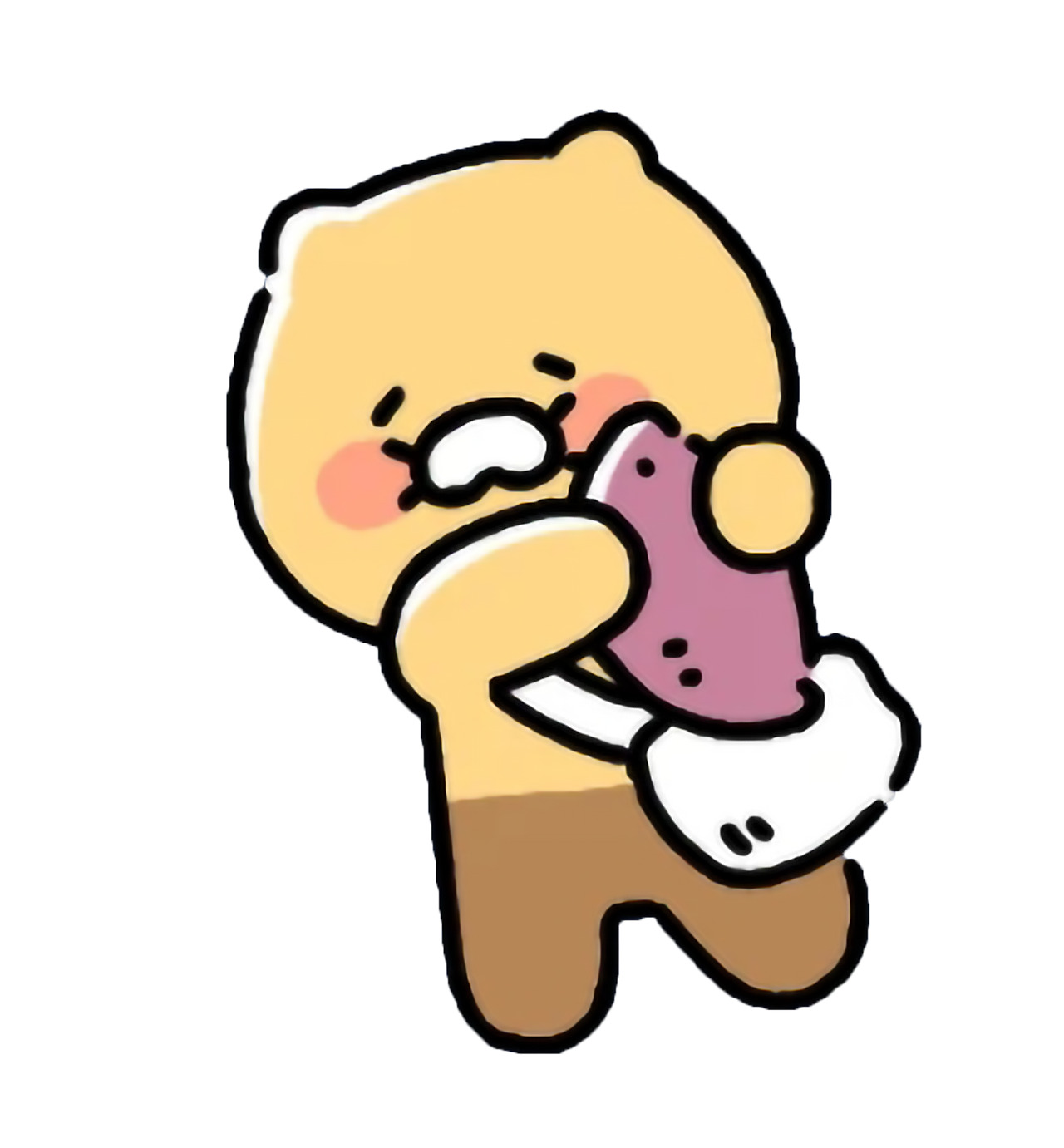 춘식이는 고구마를 좋아한다