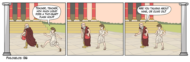 고대 그리스의 깔깔 유머 모음 '필로겔로스'
