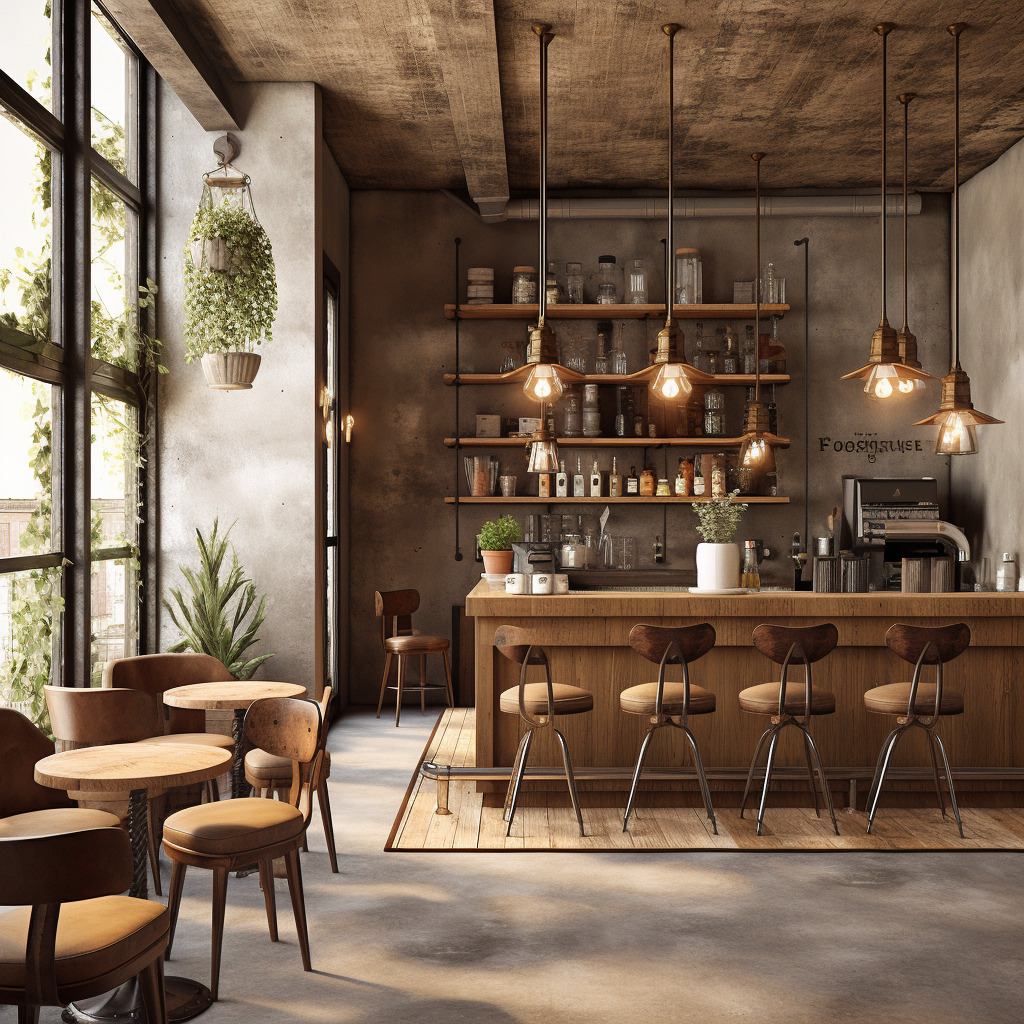 카페 인테리어 트렌드 2025: 미드저니 프롬프트
