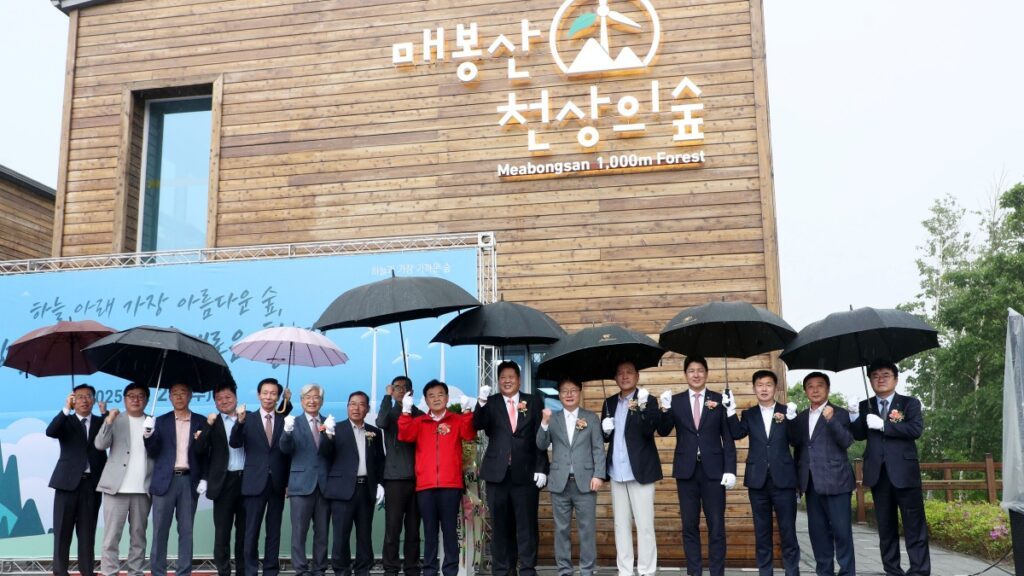 해발 1천m, 시원한 캠핑 명소