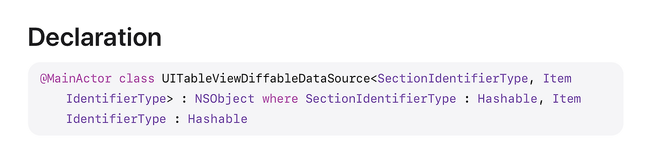 Diffable Data Source in iOS 15