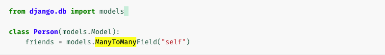 Django Model - ManyToManyField