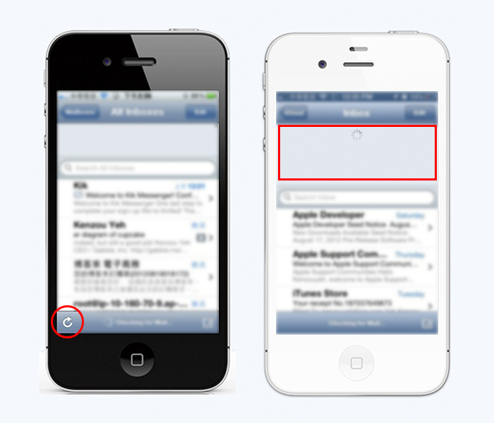 ‘Pull to Refresh UI’를 모방한 브랜딩